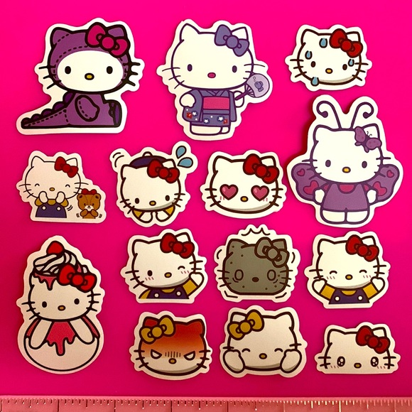 Sanrio | Office | 4 Sanrio Hello Kitty Waterproof Stickers | Poshmark